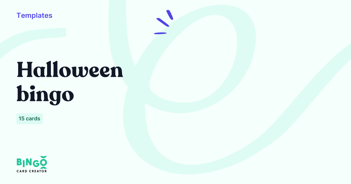 Halloween Bingo: Printable & Customizable - Bingo Card Creator